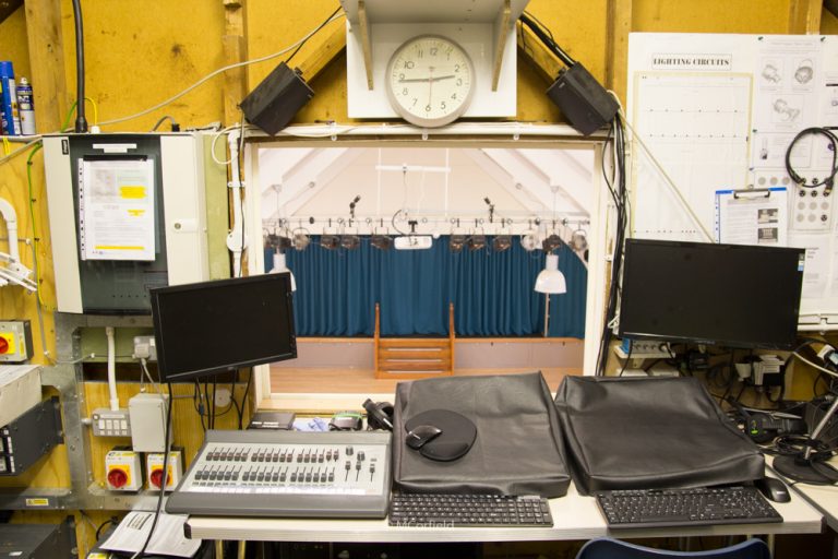 Theatre control room – Rowney Green Village